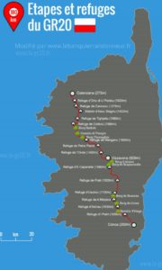 La Carte ultime du GR20 - Le Banquier Randonneur